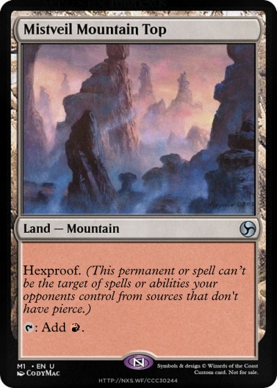 MTGNexus - Mistveil Mountain Top