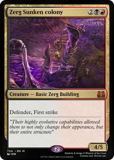 MTGNexus - Zerg Sunken colony