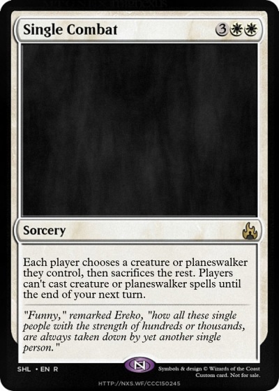 MTGNexus - Single Combat