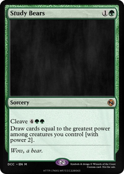MTGNexus - Study Bears