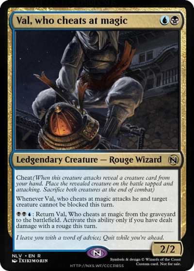 MTGNexus - Val, who cheats at magic