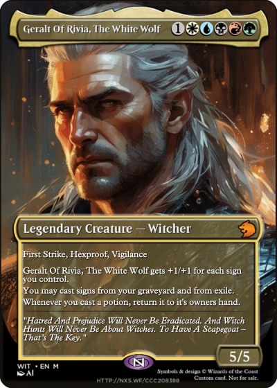 MTGNexus - Geralt Of Rivia, The White Wolf