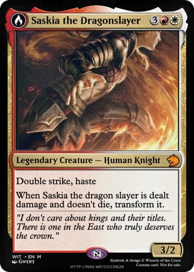 MTGNexus - Saskia the Dragonslayer // Saesenthessis