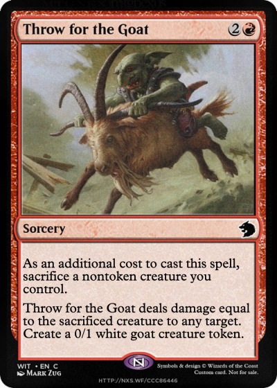 MTGNexus - Throw for the Goat