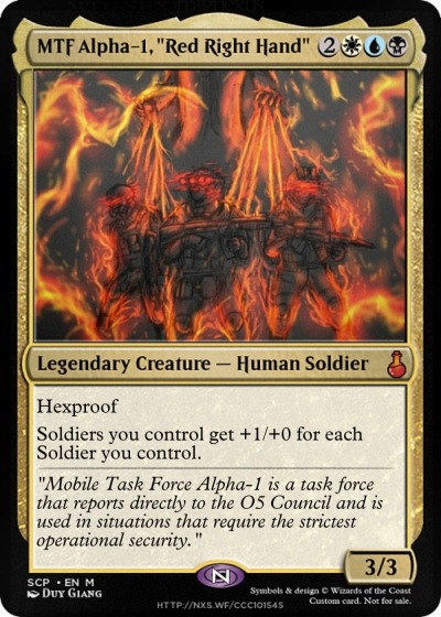 MTGNexus - MTF Alpha-1, Red Right Hand