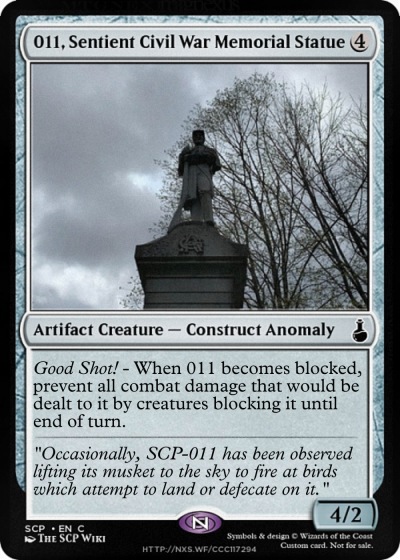 MTGNexus - 011, Sentient Civil War Memorial Statue