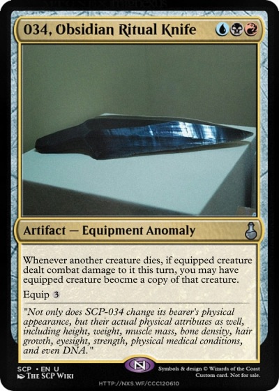 MTGNexus - 034, Obsidian Ritual Knife