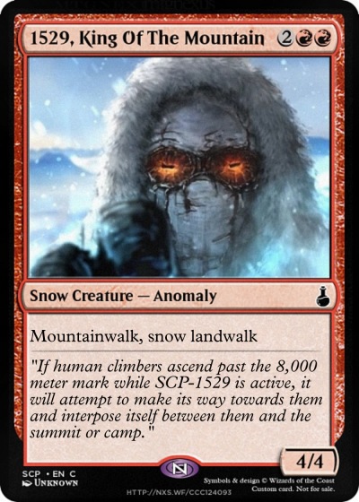 MTGNexus - 1529, King Of The Mountain