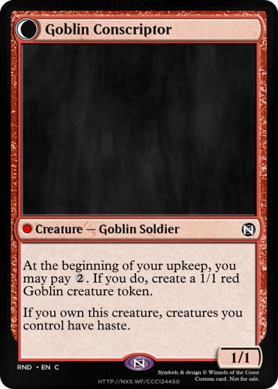 MTGNexus - Goblin Attack // Goblin Conscriptor