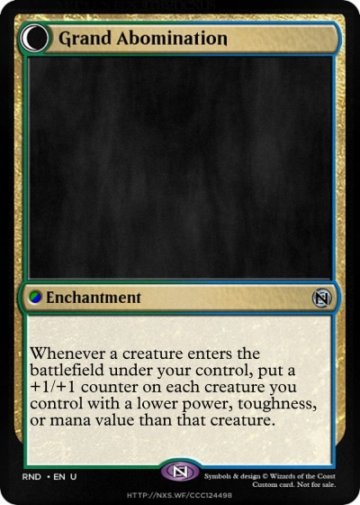 MTGNexus - Mutant Attack // Grand Abomination