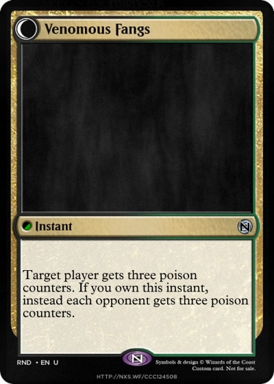 MTGNexus - Snake Attack // Venomous Fangs