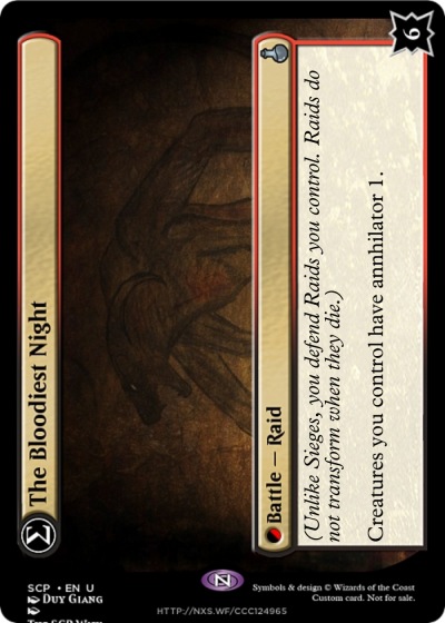 MTGNexus - 4715, A Demon Born of War // The Bloodiest Night