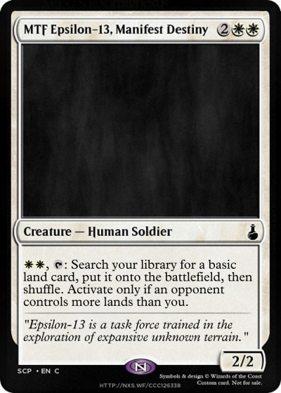 MTGNexus - MTF Epsilon-13, Manifest Destiny