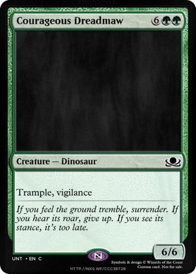 MTGNexus - Courageous Dreadmaw