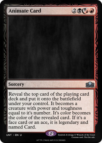 MTGNexus - Animate Card