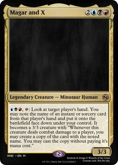 MTGNexus - Magar and X