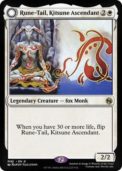MTGNexus - Rune-Tail, Kitsune Ascendant // Rune-Tail's Essence