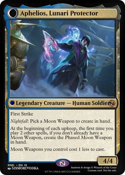 MTGNexus - Aphelios, Lunari's Chosen // Aphelios, Lunari Protector