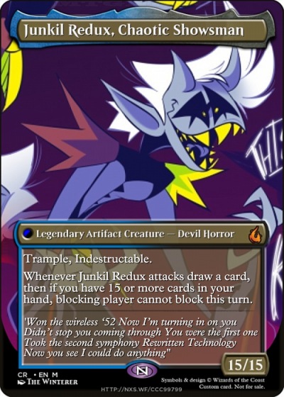 MTGNexus - Junkil, Failed Showsman // Junkil Redux, Chaotic Showsman