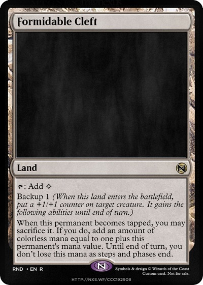 MTGNexus - Formidable Cleft