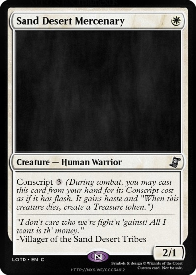 MTGNexus - Sand Desert Mercenary