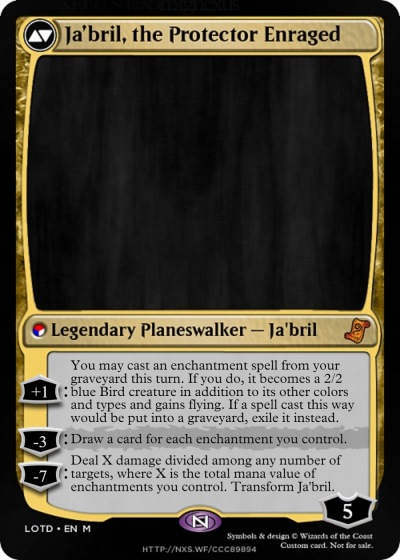 MTGNexus - Ja'bril, Protector of Tek'Dúroth // Ja'bril, the Protector Enrag