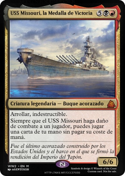 MTGNexus - USS Missouri, la Medalla de Victoria