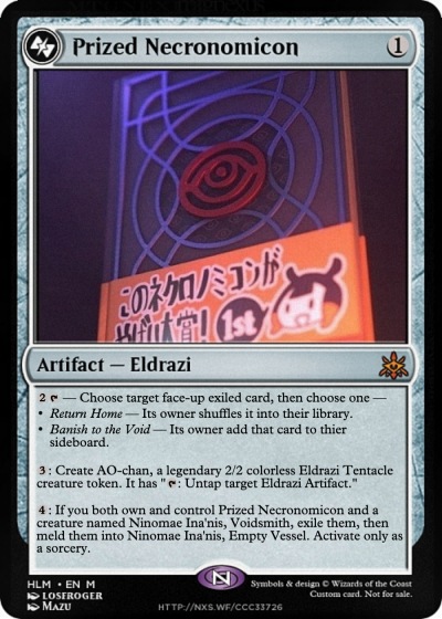 MTGNexus - Prized Necronomicon // Ninomae Ina'nis, Empty Vessel