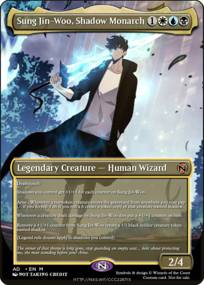 MTGNexus - Sung Jin-Woo, Shadow Monarch