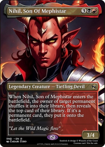 MTGNexus - Nihil, Son Of Mephistar