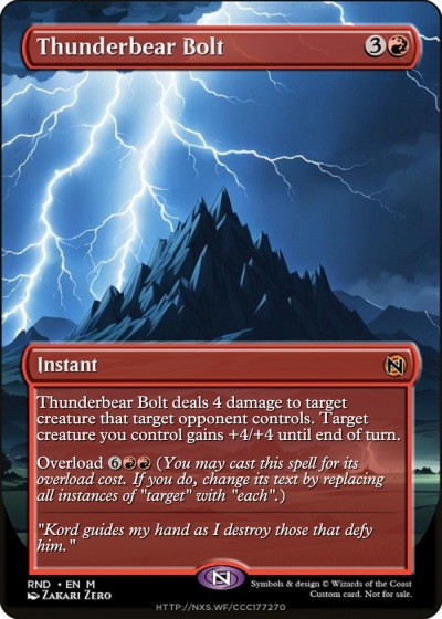 MTGNexus - Thunderbear Bolt