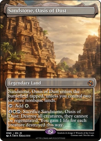 MTGNexus - Sandstone, Oasis of Dust