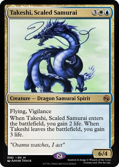 MTGNexus - Takeshi, Scaled Samurai