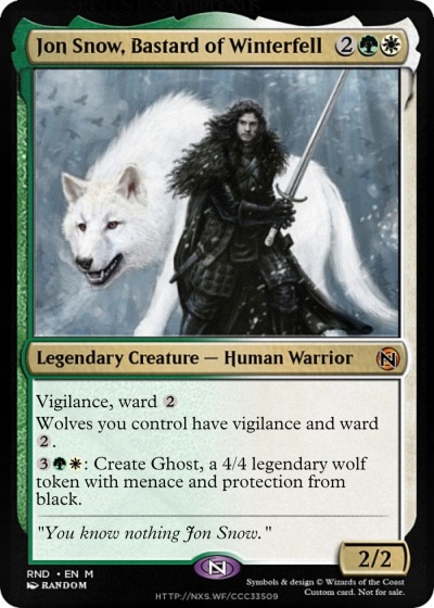 MTGNexus - Jon Snow, Bastard of Winterfell