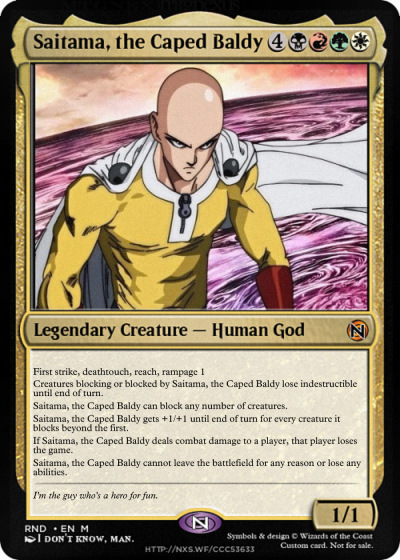 MTGNexus - Saitama, the Caped Baldy
