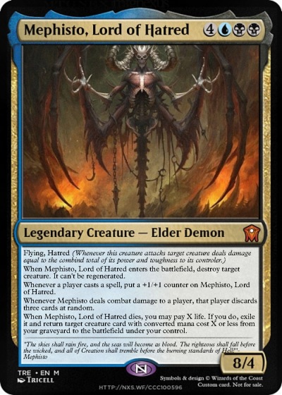 MTGNexus - Mephisto, Lord of Hatred