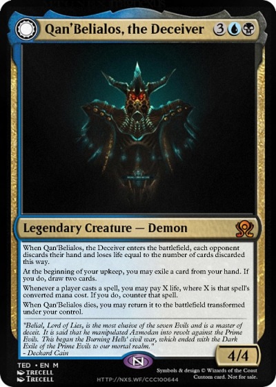 MTGNexus - Belial, Lord of Lies // Qan'Belialos, the Deceiver