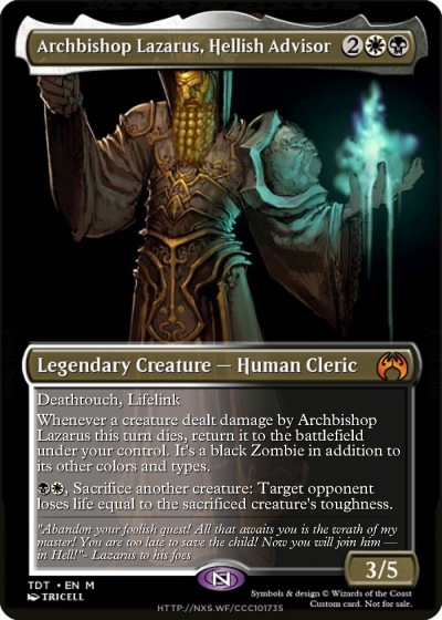 MTGNexus - Archbishop Lazarus, Hellish Advisor