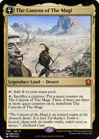 MTGNexus - The Canyon of The Magi // Tal'Rasha's Tomb