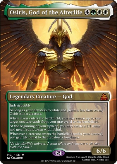 MTGNexus - Osiris, God of the Afterlife