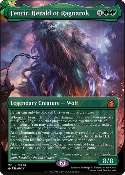 MTGNexus - Fenrir, Herald of Ragnarok