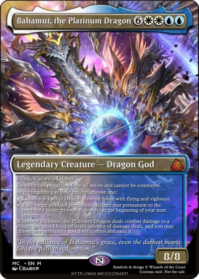 MTGNexus - Bahamut, the Platinum Dragon