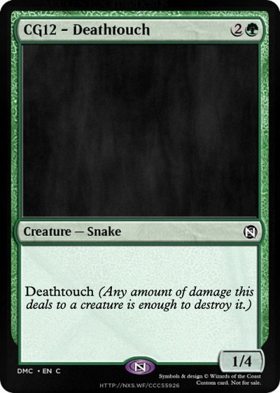 MTGNexus - CG12 - Deathtouch