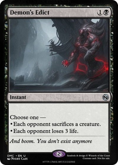 MTGNexus - Demon's Edict