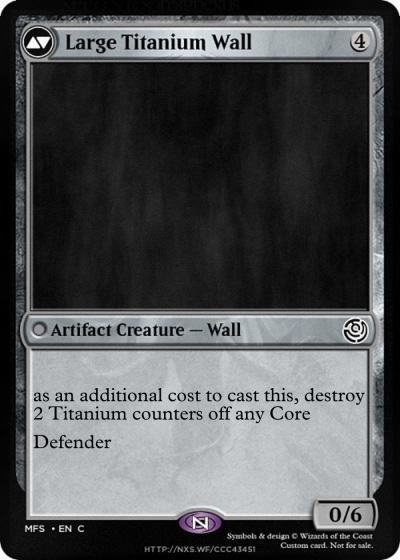 MTGNexus - Titanium Wall // Large Titanium Wall