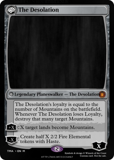 MTGNexus - The Scoured Earth // The Desolation