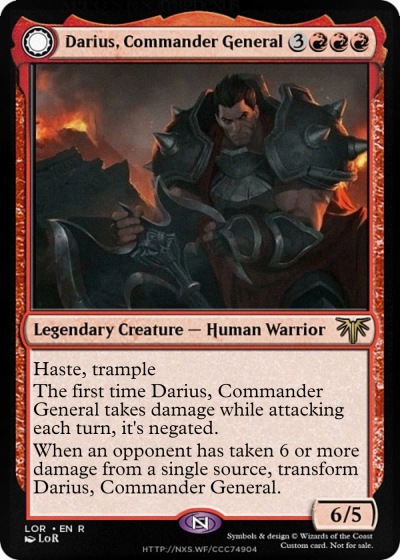 MTGNexus - Darius, Commander General // Darius, the Hand of Noxus