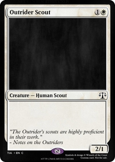 MTGNexus - Outrider Scout