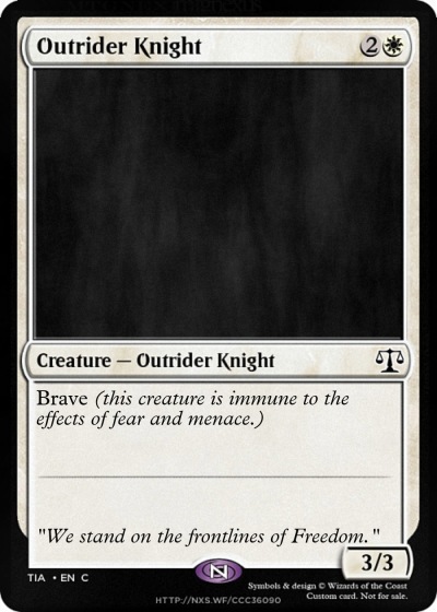 MTGNexus - Outrider Knight