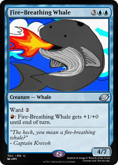 MTGNexus - Fire-Breathing Whale